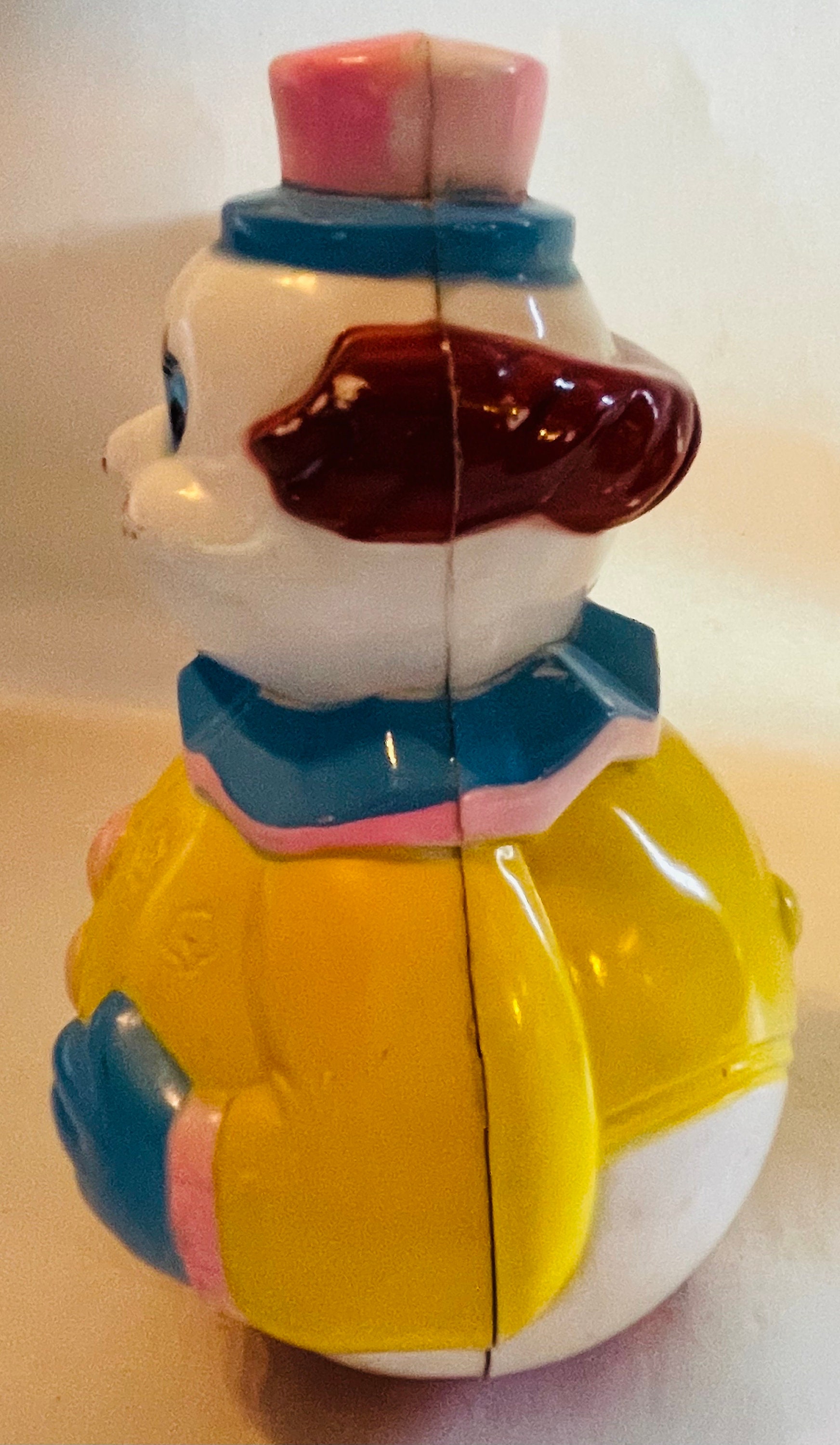 Vintage Wobble Roly Poly Clown Baby Toy - Etsy