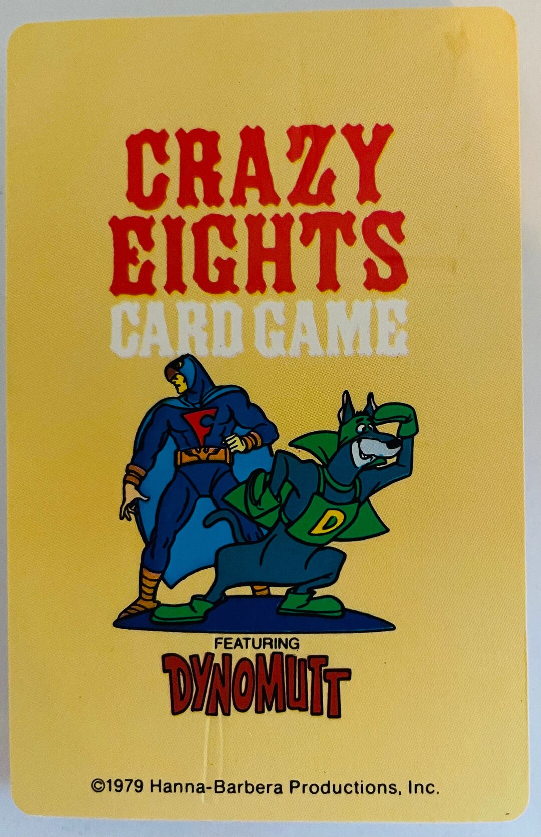 Vintage Hanna-barbera Prod. Crazy Eights Card Game Featuring Dynomutt - Etsy