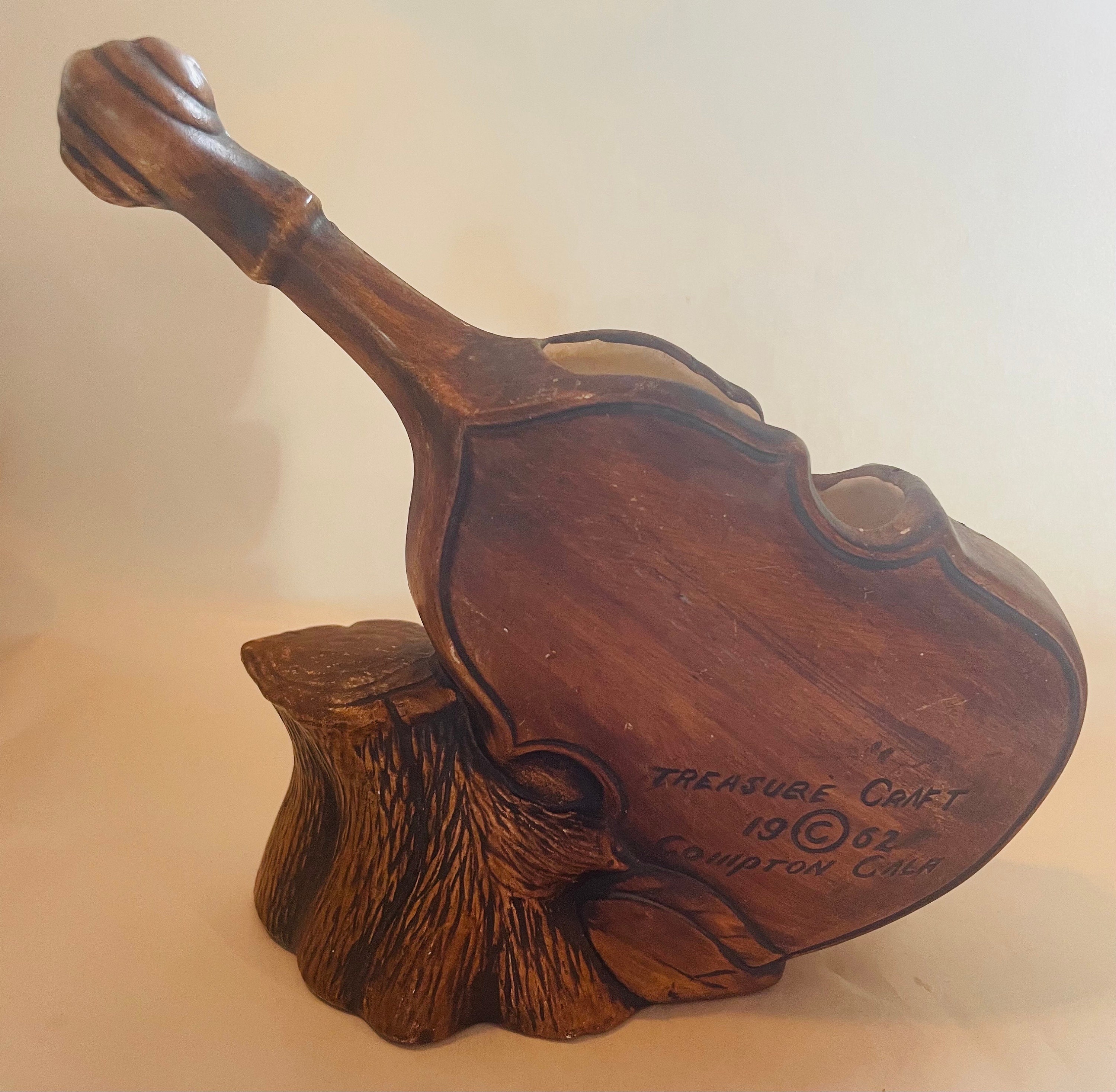 Vintage Treasure Craft Fiddle Planter - Etsy