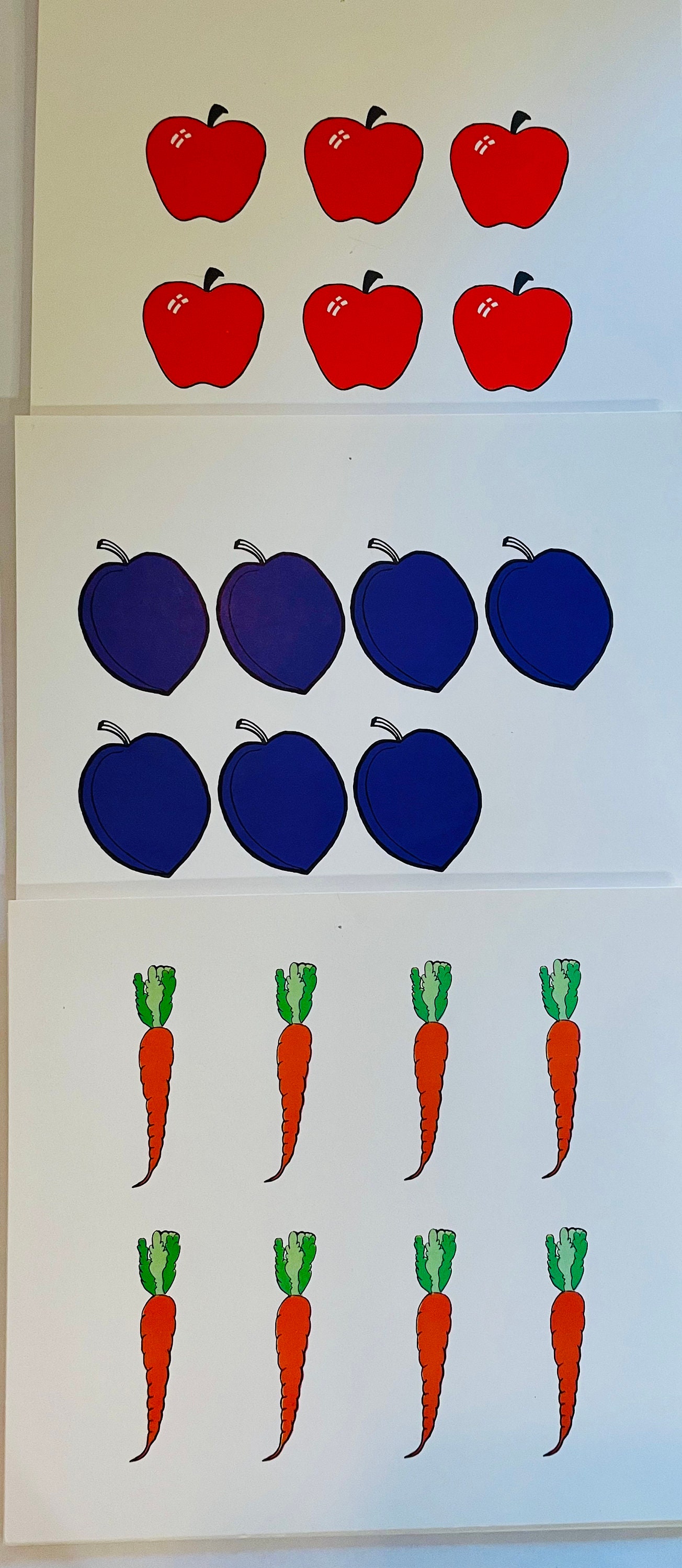 Vintage Picture-pattern Flash Cards - Etsy