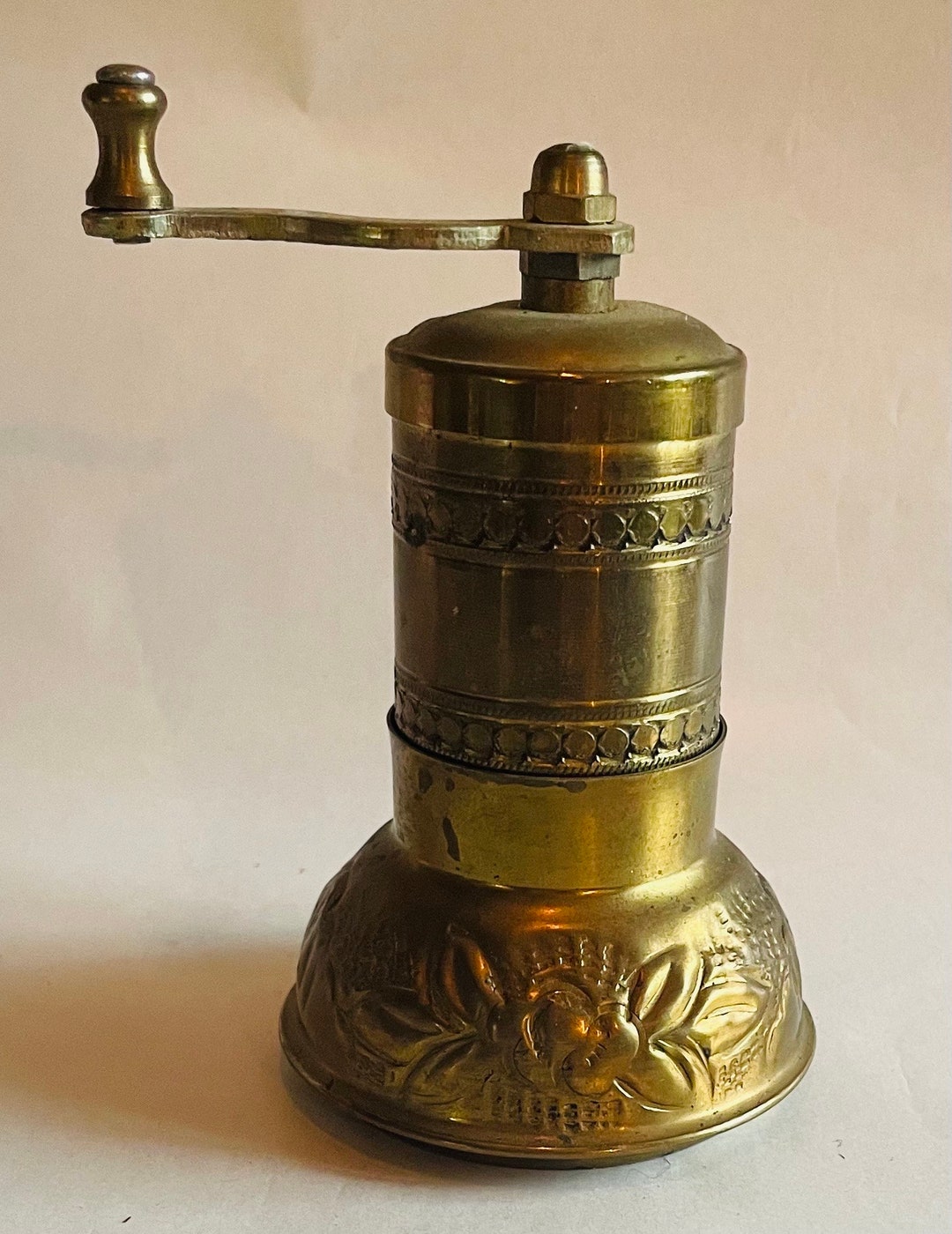 Vintage Brass Peppermill Grinder Spice Grinder Mill - Etsy