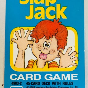 Vintage Whitman Slap Jack Card Game - 1988 Copy - Etsy