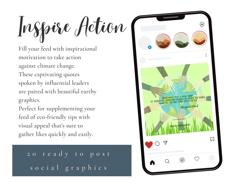 Environmental Quote Social Media Graphics | Instagram Post Quote ...