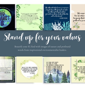 Environmental Quote Social Media Graphics | Instagram Post Quote ...