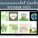 Environmental Quote Social Media Graphics | Instagram Post Quote ...