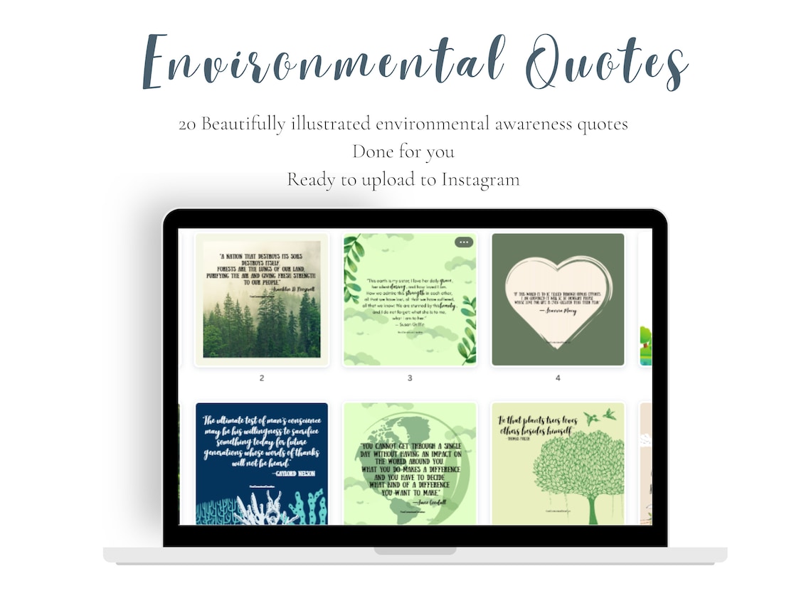 Environmental Quote Social Media Graphics | Instagram Post Quote ...