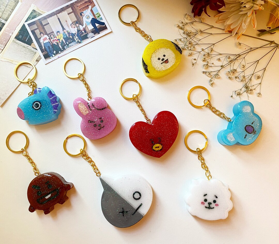 BT21 Keychain Bt21 Merch Bts Keychain Bts Merchandise BT21 - Etsy