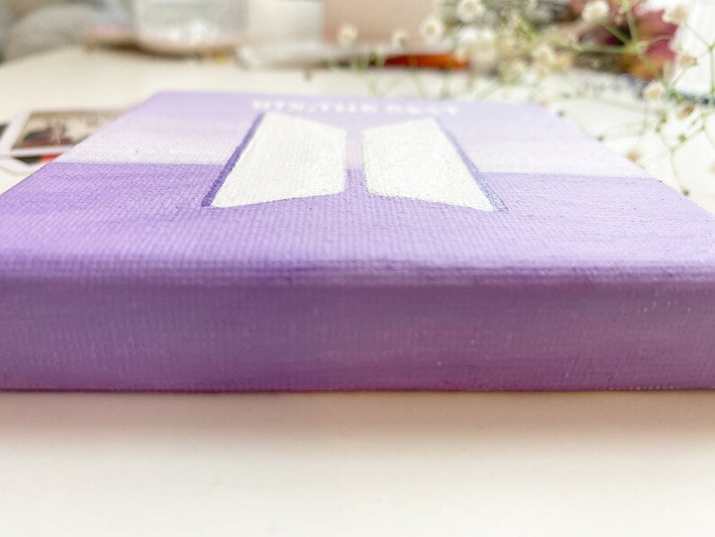 BTS THE BEST inspired painting bts the best bts the best | Etsy