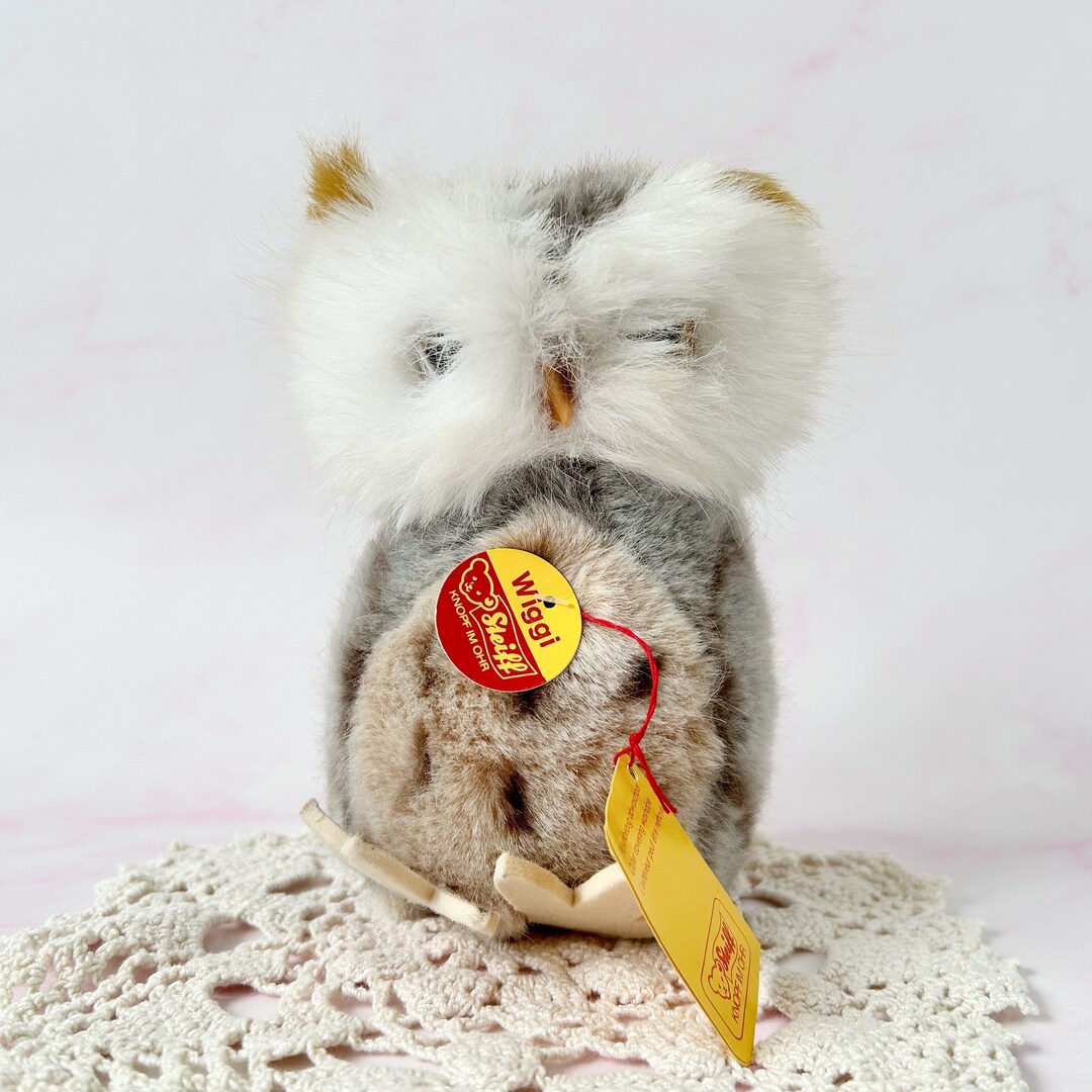 Steiff Owl Vintage Steiff Wiggi Owl 2625/15 Late 1970's Early 1980's W ...