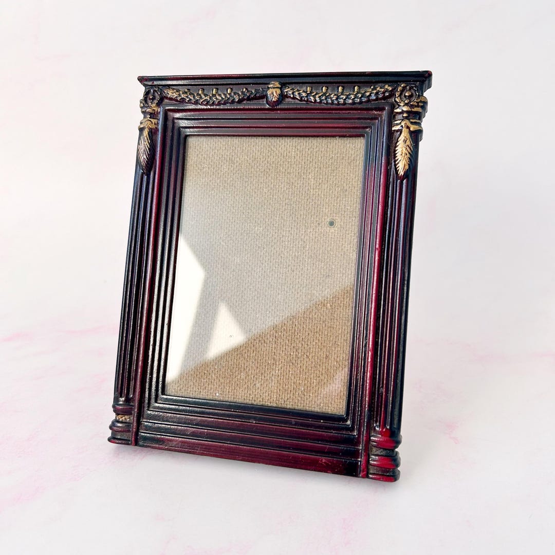 Dark Academia Picture Frame Vintage Photo Frame With Tassels & Columns ...