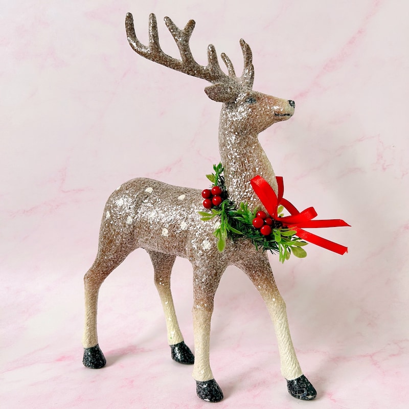 Reindeer Figurine - Etsy