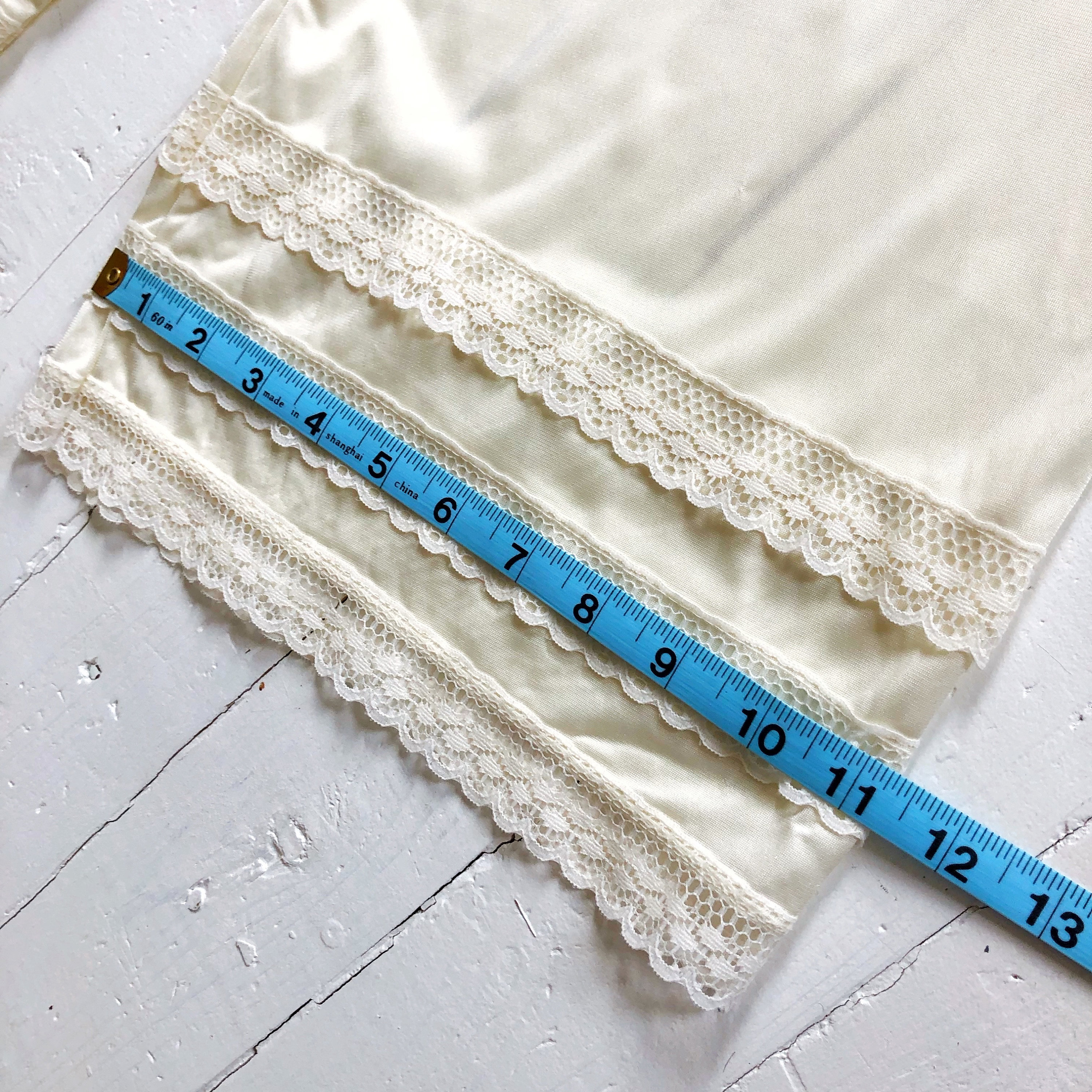 Cute Lace Trim Bloomers Vintage Cream off White Satin Slip - Etsy