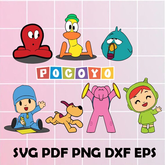 Clipart, Svg Bundle, Pocoyo Clipart, Pocoyo Svg, Pocoyo Png, Pocoyo Dxf ...