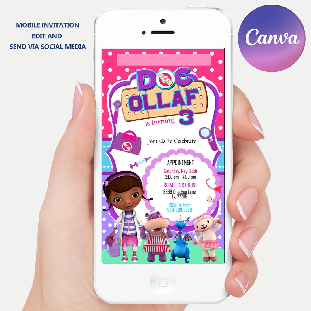 Editable Invitation, Mobile Invitation, Corjl Mobile Invitation - Etsy