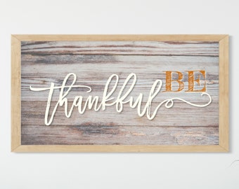 Give Thanks Word Art - Etsy