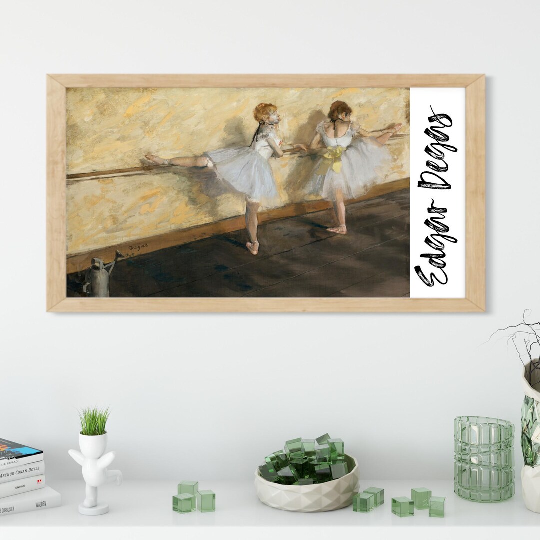 Samsung Frame TV Art, Edgar Degas, Dancers Practising at the Barre ...
