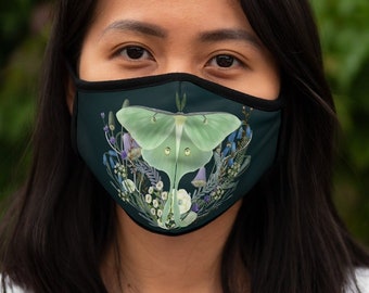 Venus Fly Trap Mask Cottagecore Face Mask Goblincore Mask | Etsy