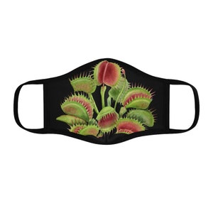 Venus Fly Trap Mask Cottagecore Face Mask Goblincore Mask - Etsy