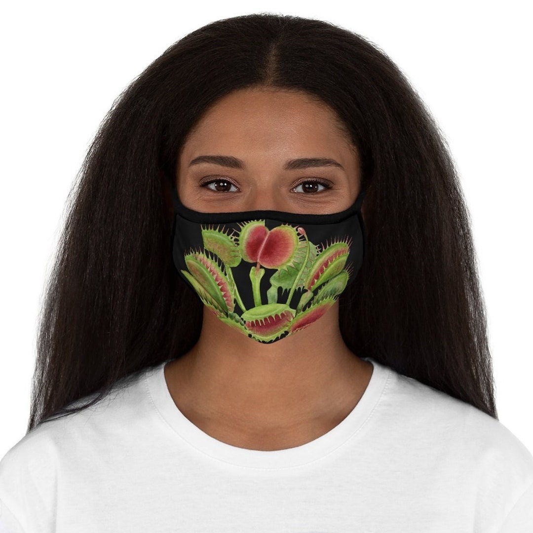 Venus Fly Trap Mask Cottagecore Face Mask Goblincore Mask - Etsy