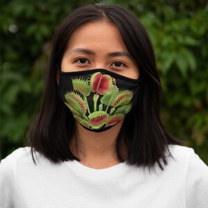 Venus Fly Trap Mask Cottagecore Face Mask Goblincore Mask - Etsy