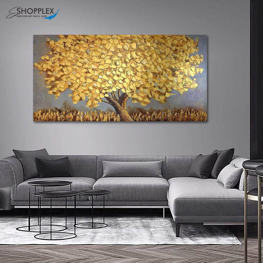 Wall Art Canvas Extra Large Abstract Canvas Art, Original Oil Painting ...