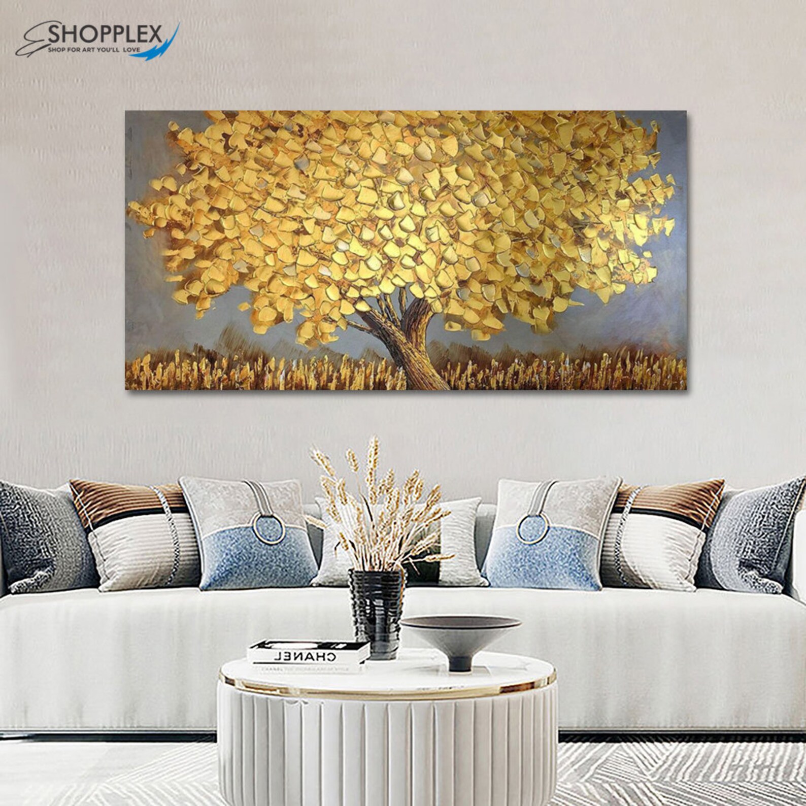 Wall Art Canvas Extra Large Abstract Canvas Art, Original Oil Painting ...