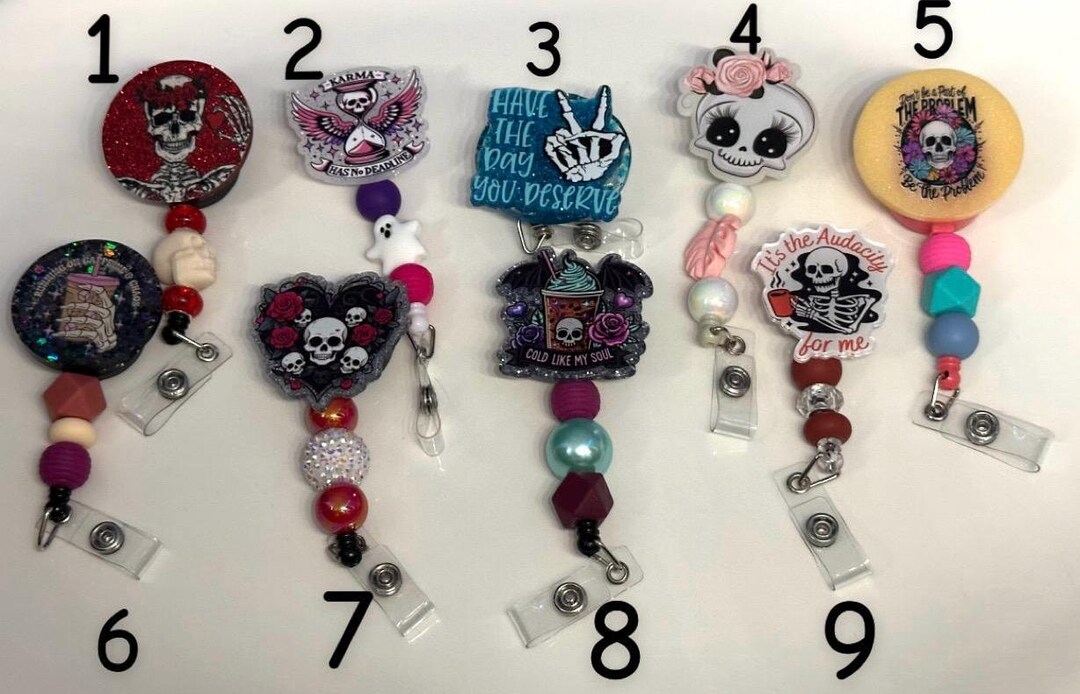 Skull Badge Reels - Etsy