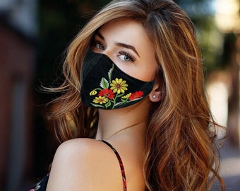 Daisy Face Mask - Etsy