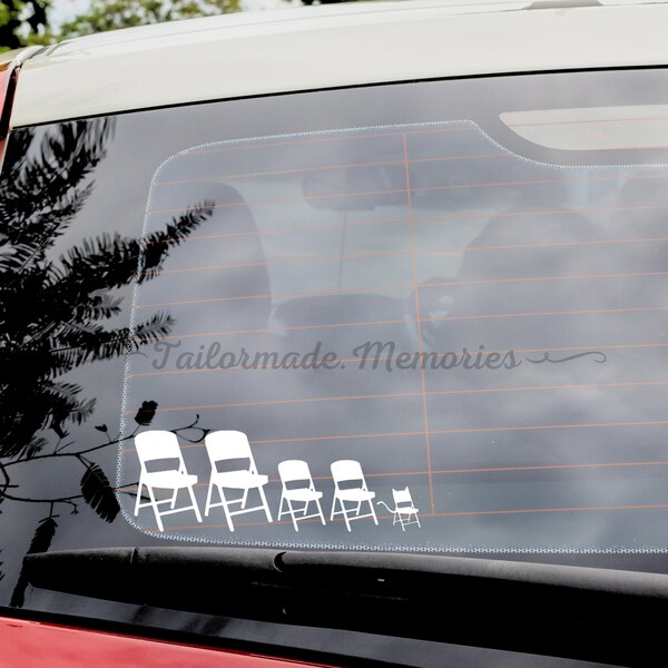 Folding Chair Car Decal - Etsy