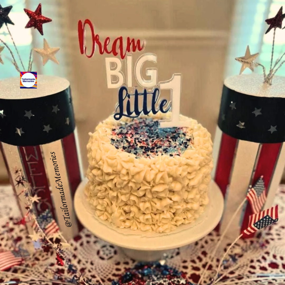 Double-layered Acrylic I Personalized Cake I Birthday Toppers I ...