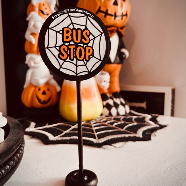Bus Stop Sign - Etsy