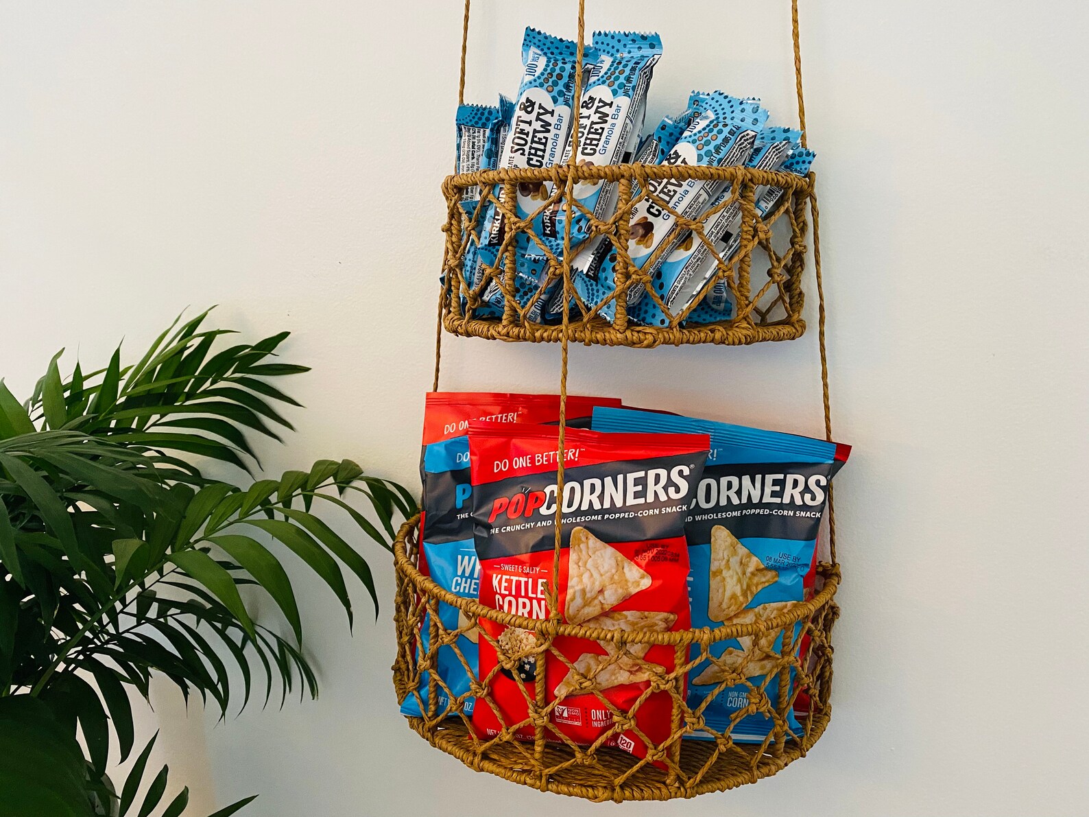 Three Tier Hanging Baskets Kitchen Baskets Set of 3 Hanging - Etsy