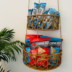 Three Tier Hanging Baskets Kitchen Baskets Set of 3 Hanging - Etsy
