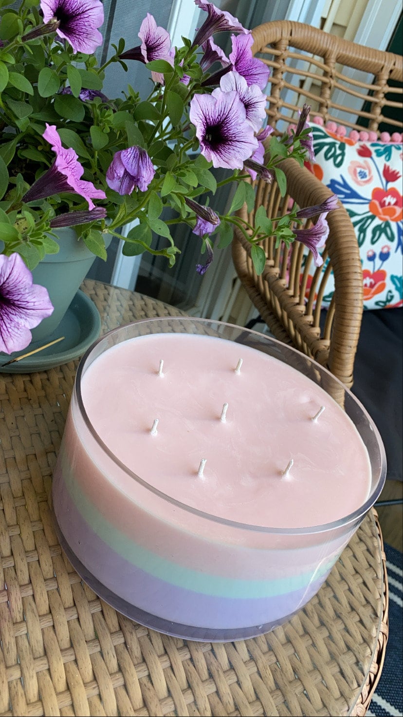 Extra Large Indoor Outdoor Candle | PERSONALIZE | Citronella | Custom ...