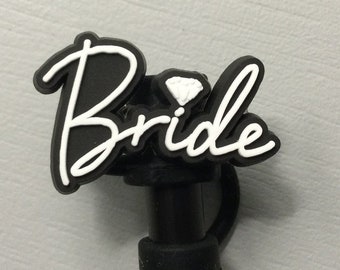 Stanley Quencher Straw Topper, Bride, Bridesmaid, Maid of Honor ...