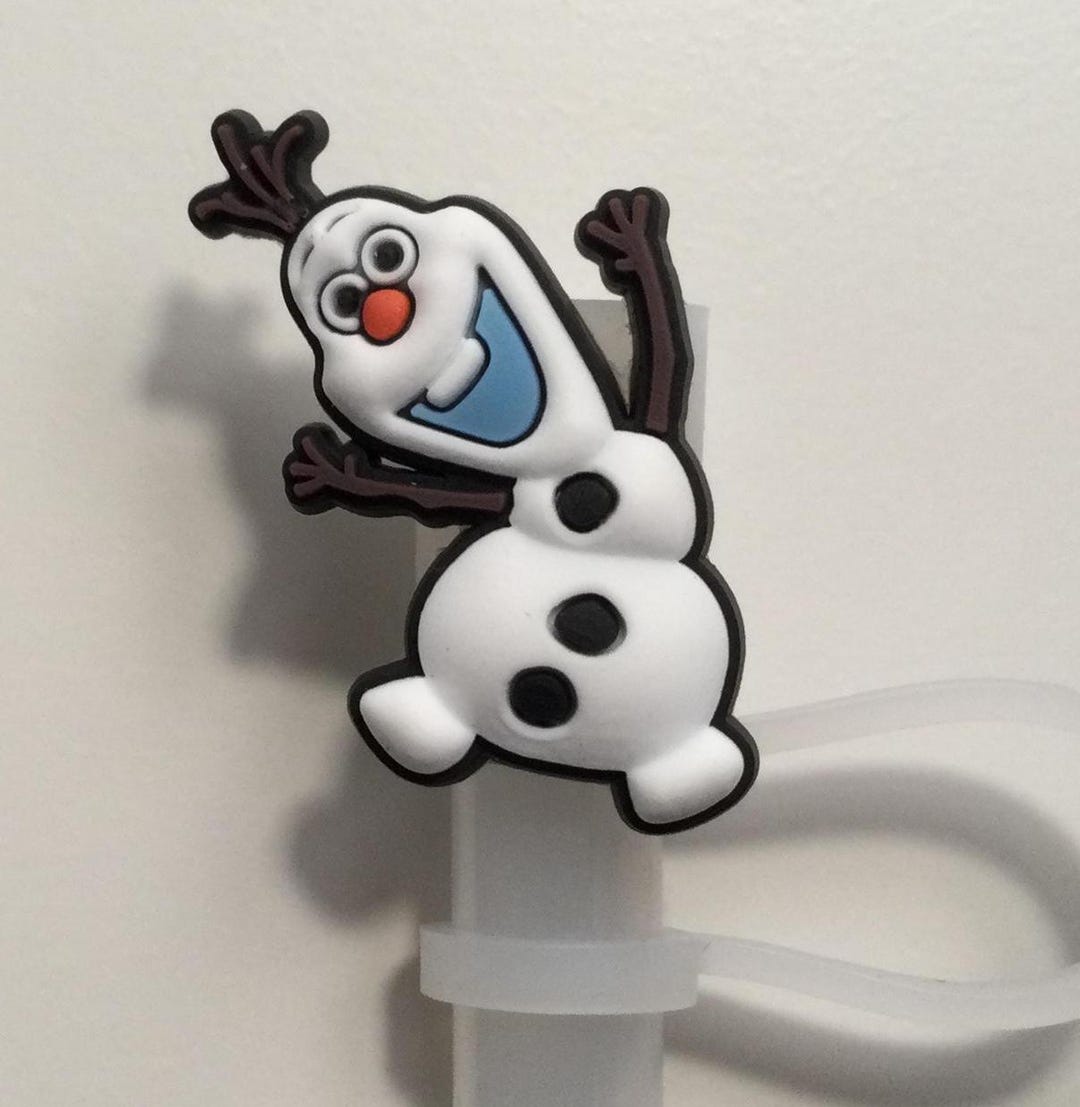 Olaf Frozen Dancing Straw Topper - Etsy