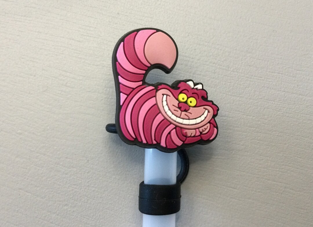 Cheshire Cat Straw Topper Alice in Wonderland - Etsy