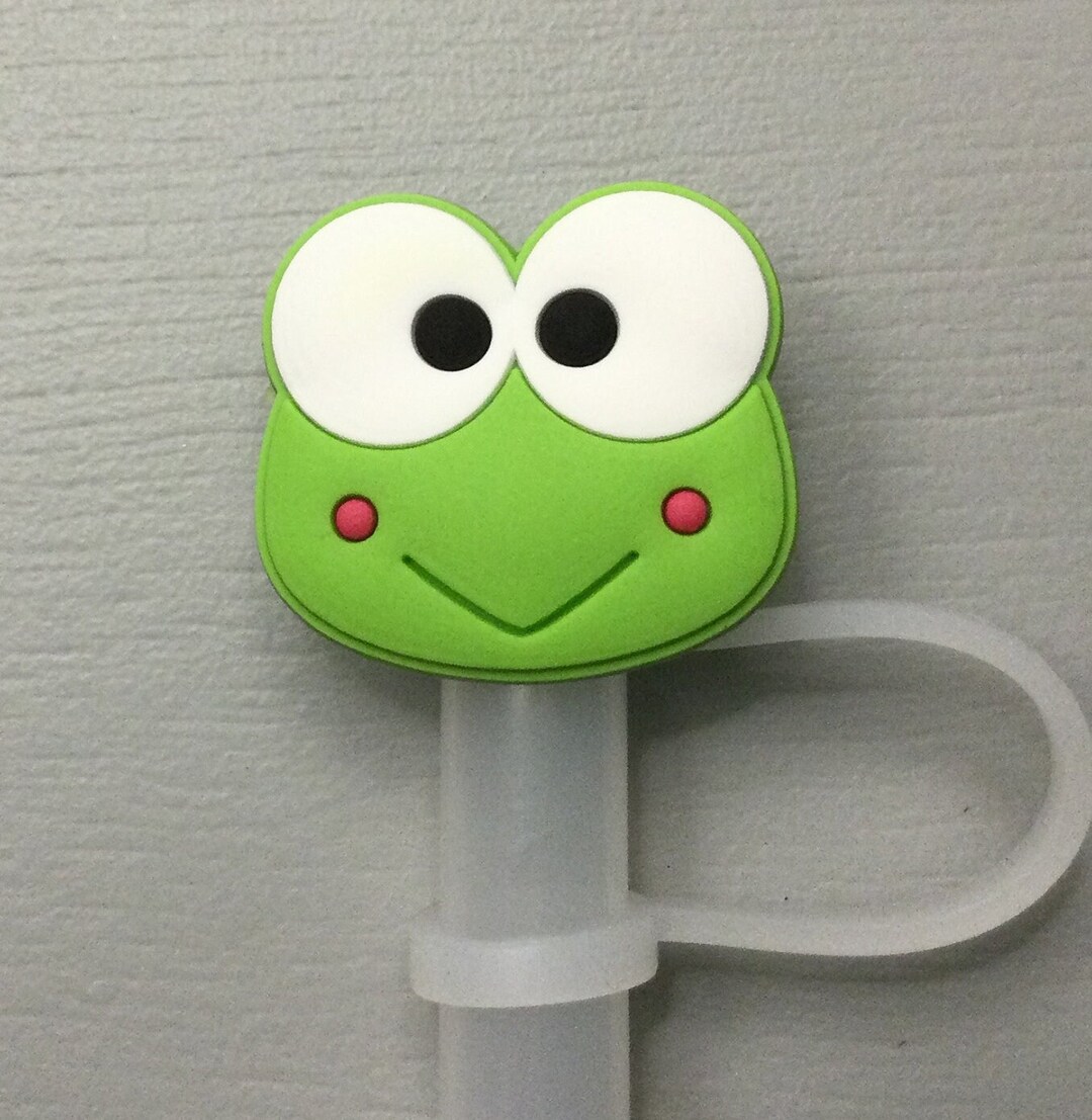 Frog Straw Topper - Etsy