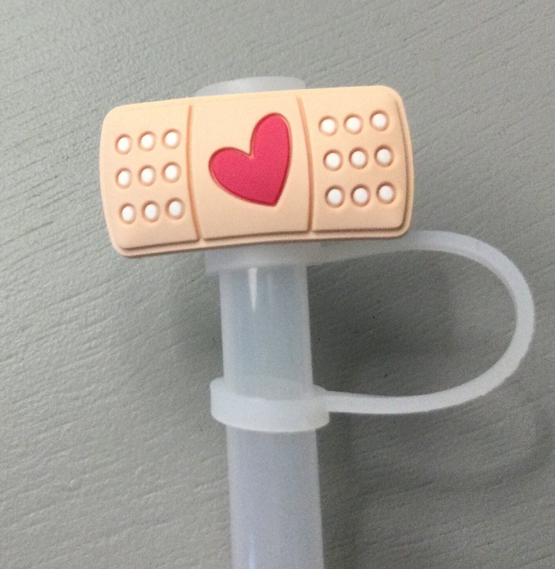 Bandaid Straw Topper Boo Boo Surgery Get Better Recovery - Etsy