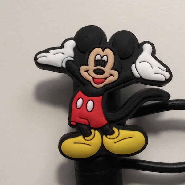 Mickey Mouse Straw Topper - Etsy