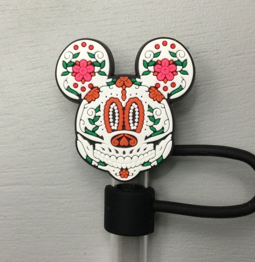 Mouse Sugar Skull Straw Topper - Etsy