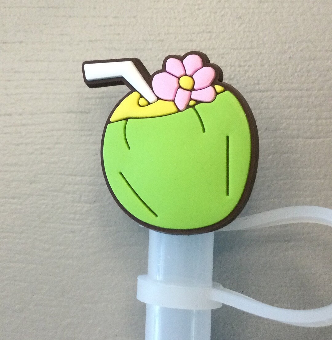 Summer Drink Straw Topper - Etsy