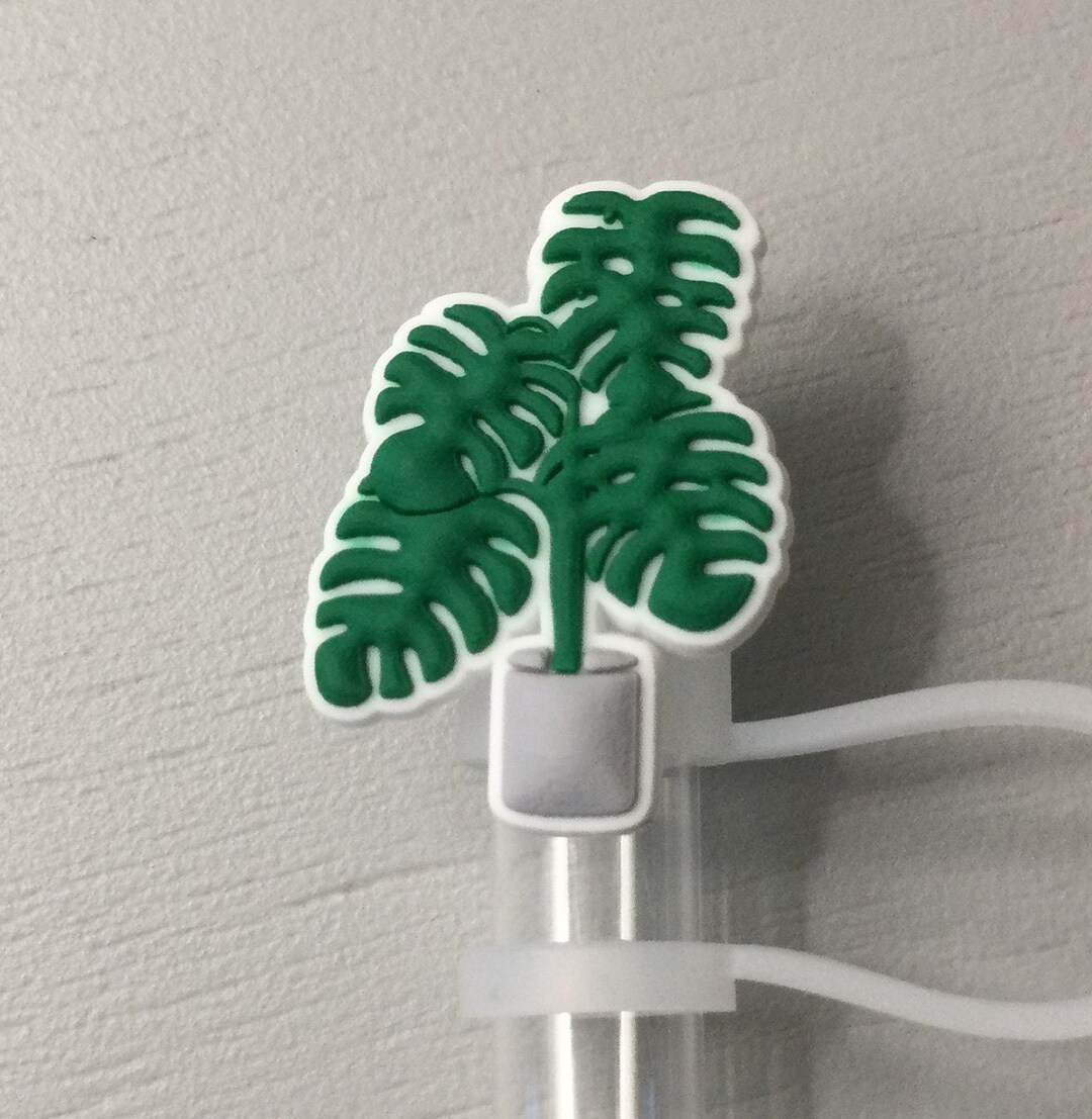 Palm Potted Plant Straw Topper - Etsy