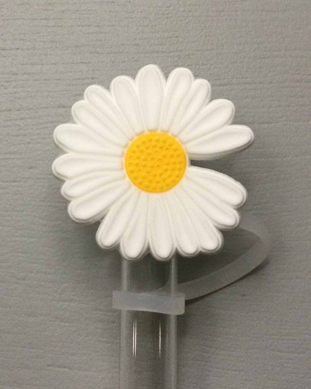 Daisy Straw Topper - Etsy