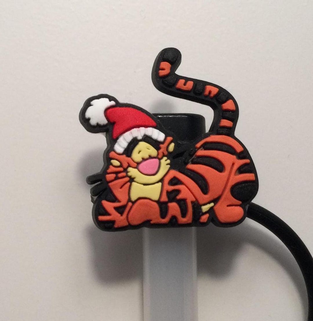 Tigger Christmas Straw Topper - Etsy