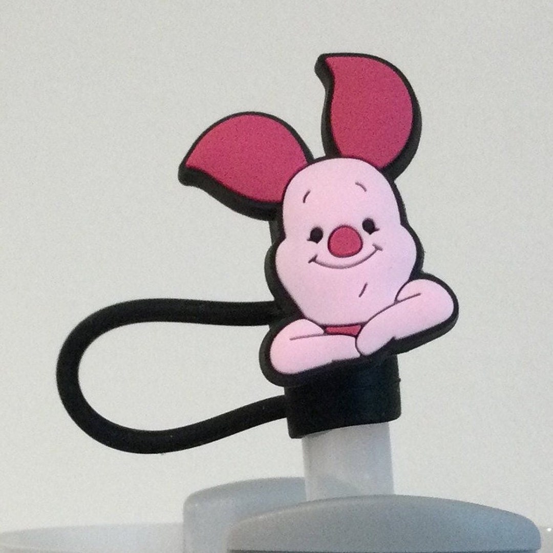 Piglet Straw Topper - Etsy