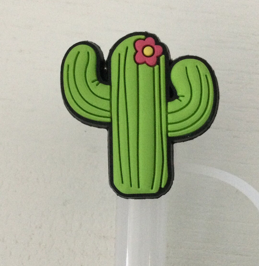 Cactus Straw Topper - Etsy