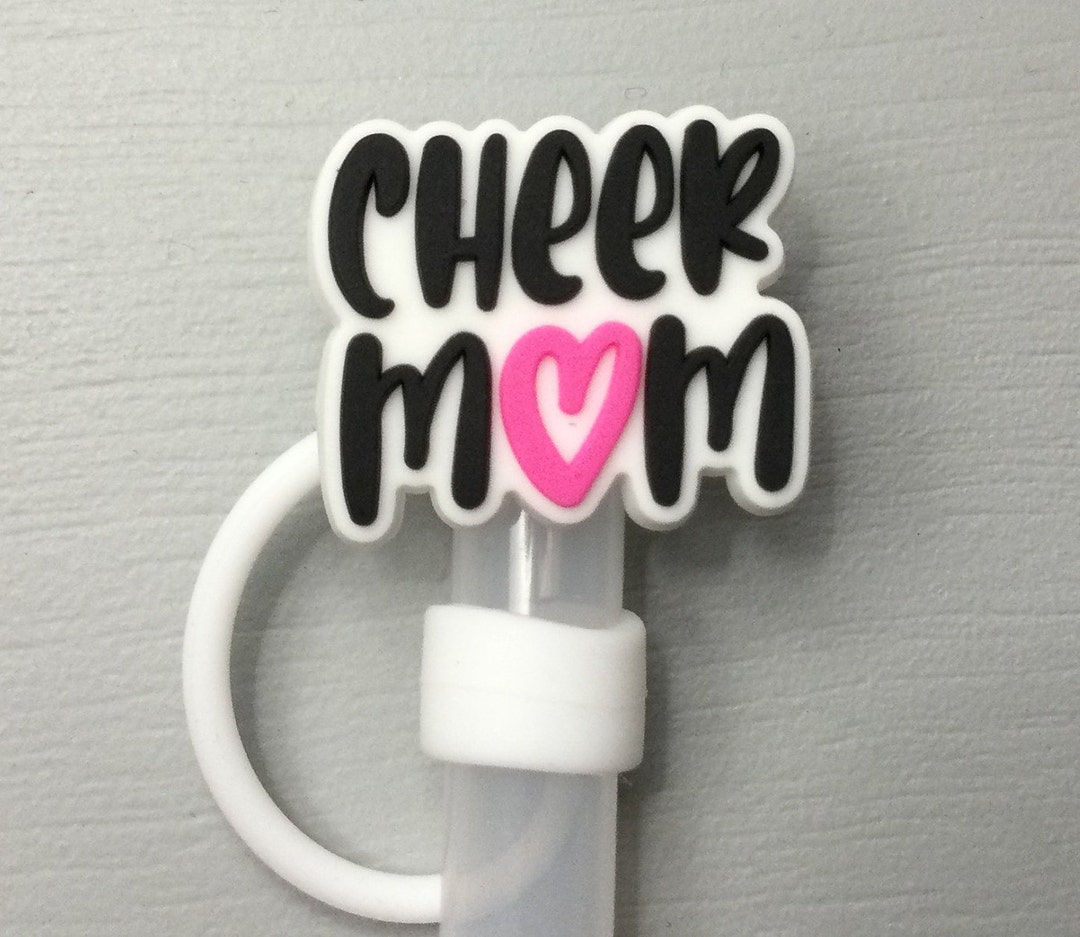 Cheer Mom Straw Topper - Etsy