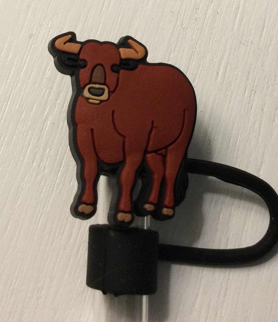 Bull Steer Straw Topper - Etsy