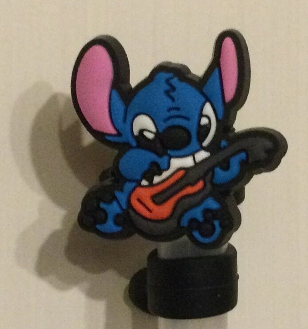 Stitch Playing Ukulele Straw Topper - Etsy